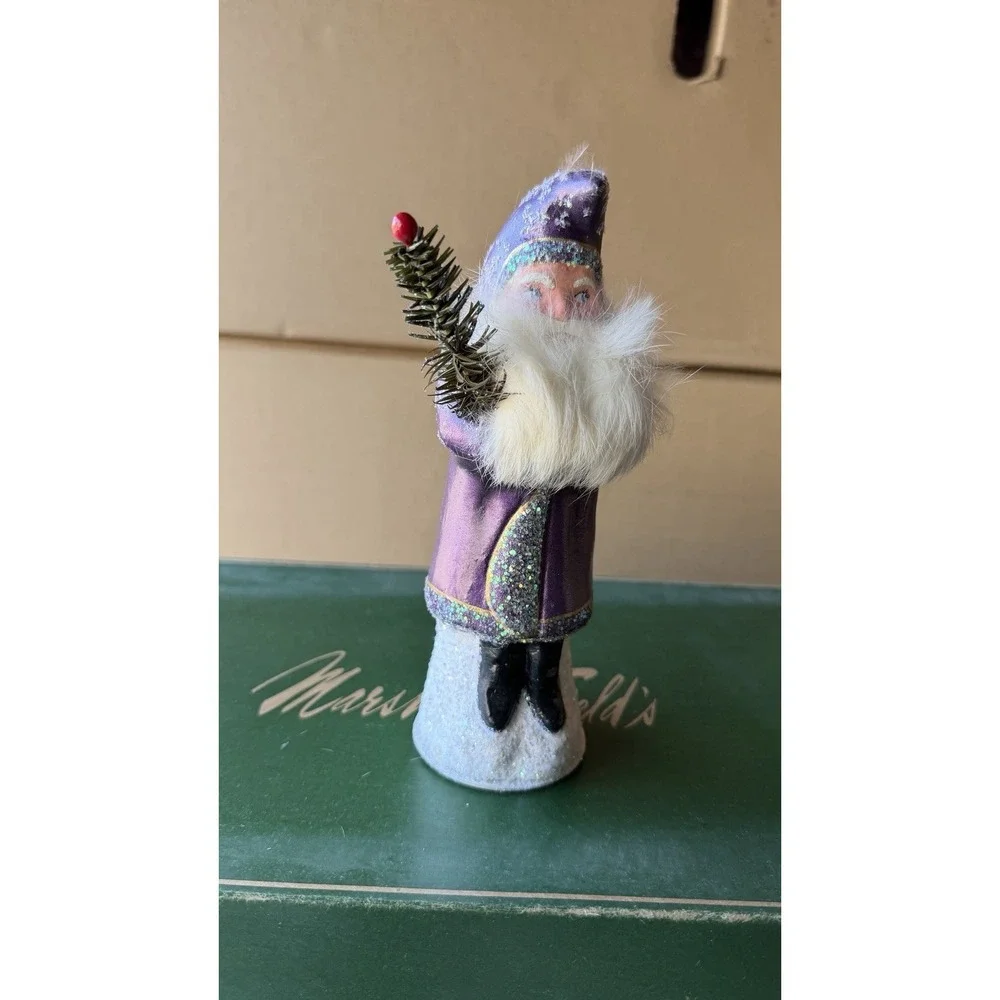 Holiday | Christopher Radko 1994 Paper Mache Santa Figure 5860 Germany ...